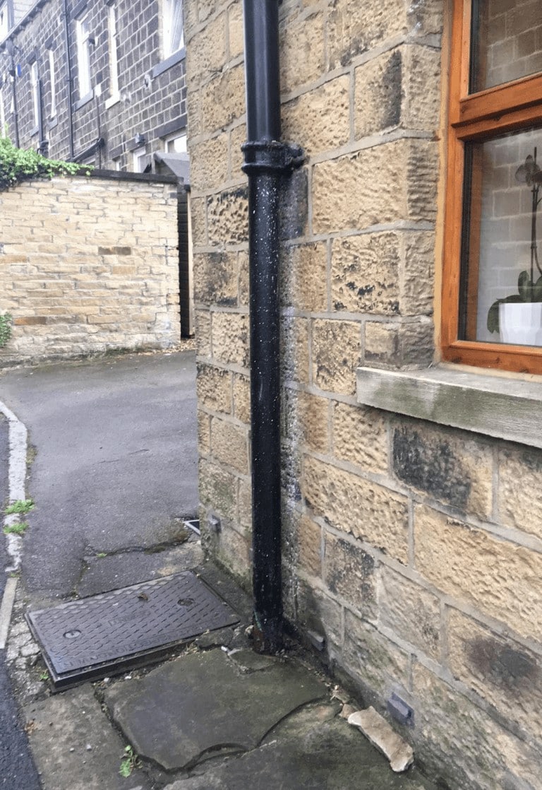 External Downpipe | Micheal Harrison Plumbing & Heating Services